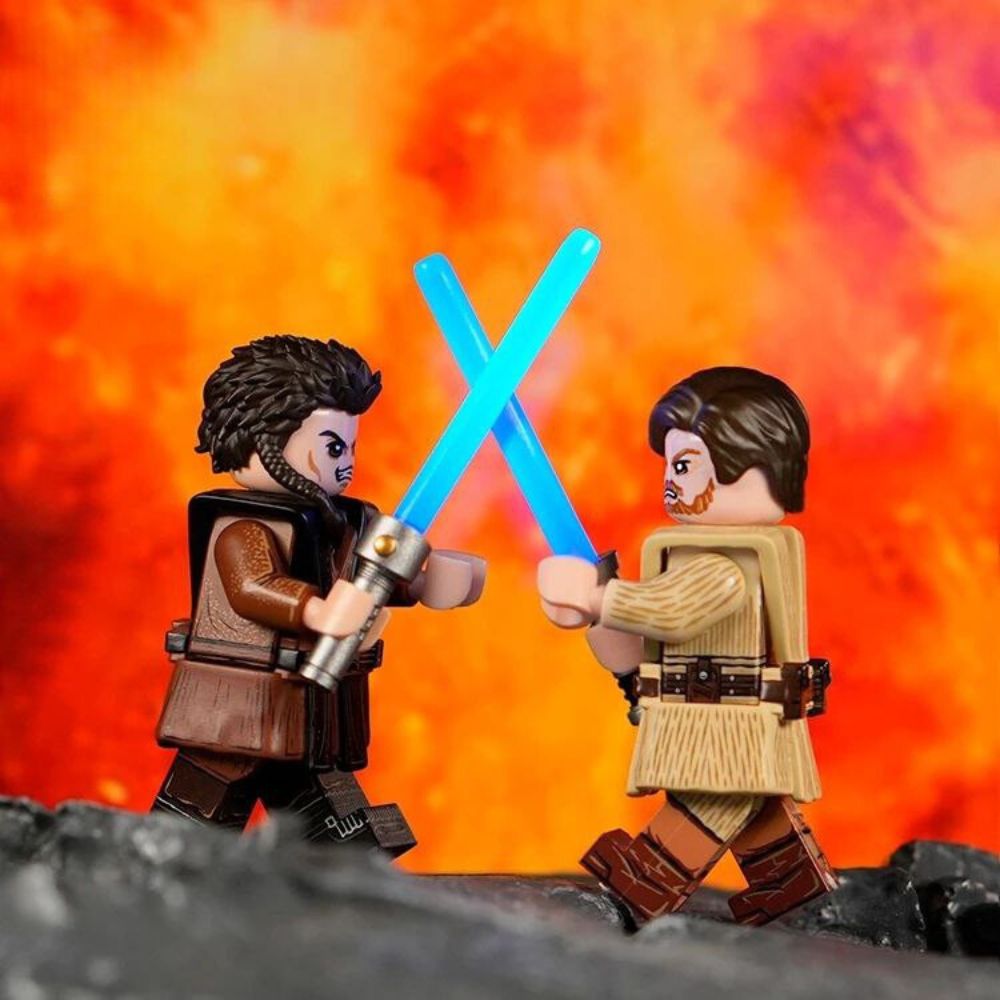 Anakin Skywalker Burned Lego