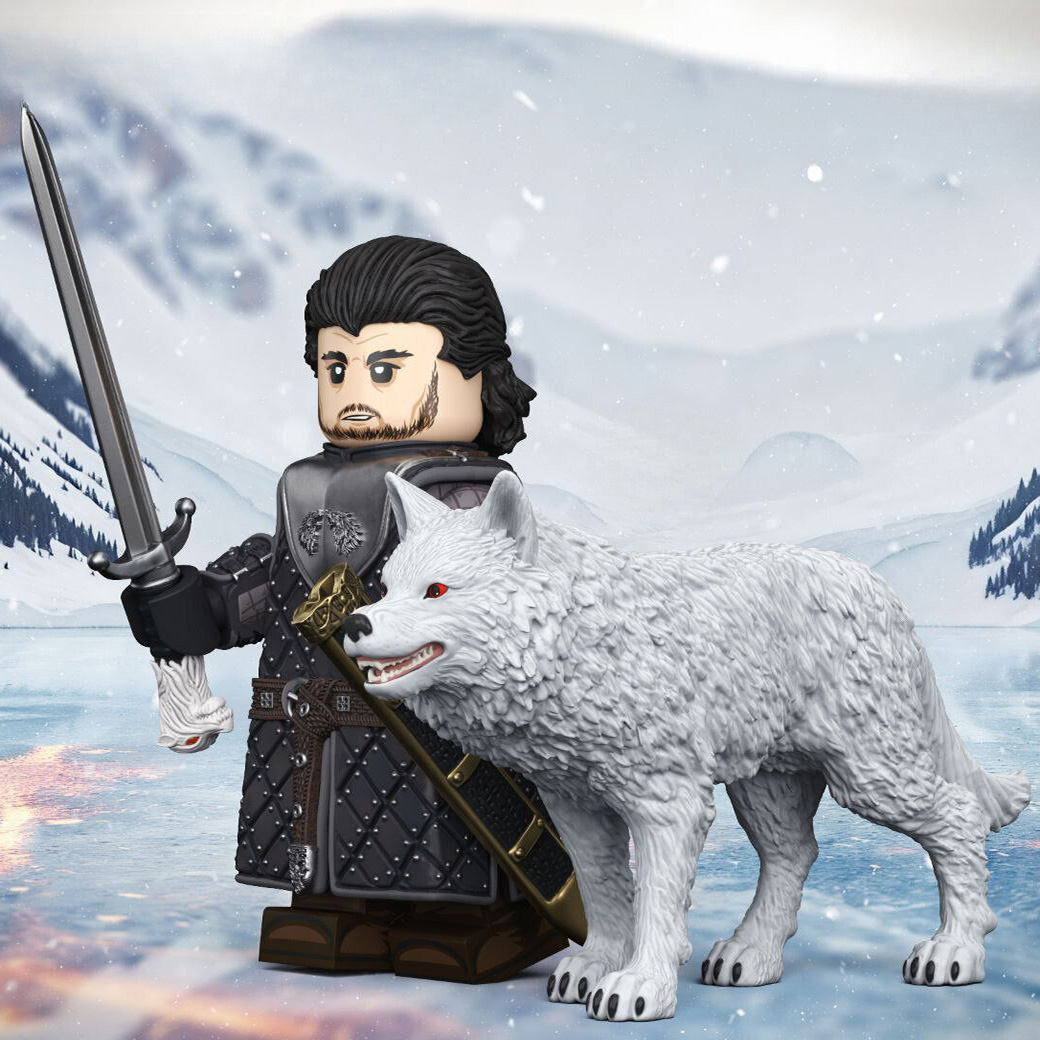 Game of Thrones Jon Snow | Loot A Brick